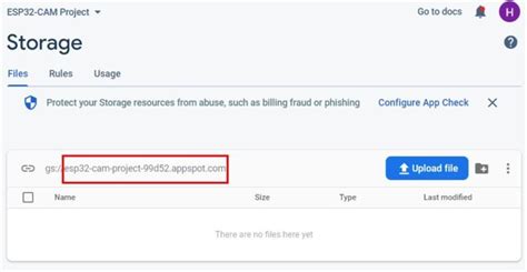ESP CAM Save Photo In Firebase Storage Real Time Database