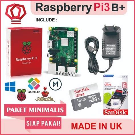Jual Raspberry Pi3 Pi 3 Model B 3b Plus Paket Minimal Pi3b Enambelas Kota Depok