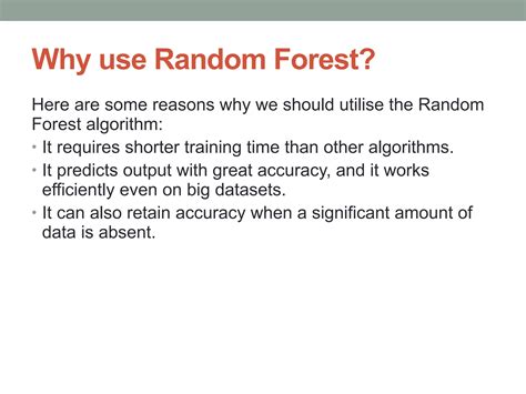 Lecture 4a Random Forest Classifier And Svmpptx