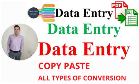 Convert Pdf To Excel Excel Google Sheet Data Entry By Nikunjinwork Fiverr