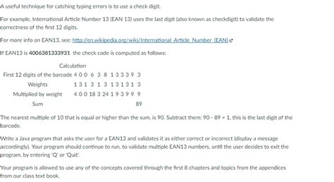 Solved A Useful Technique For Catching Typing Errors Is To