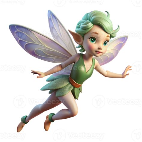 Elegant Artistic A Playful Pixie With Gossamer Wings Flitting Through
