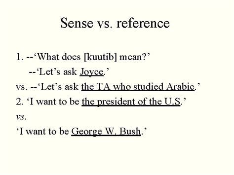 Semantics Sense Vs Reference Phrasal Semantics Reading Files