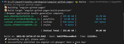 How To Deploy Angular App In Github Pages Jayant Tripathy