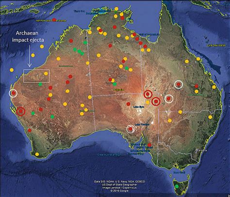 Asteroid Crater 520km In Diameter Buried Deep In Australia Australian