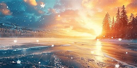 나무와 눈이 있는 겨울 장면 겨울 나무 눈 배경 일러스트 및 사진 무료 다운로드 Pngtree