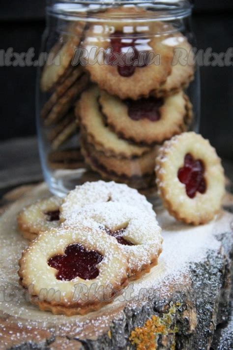 Песочное печенье с повидлом 11 фото в рецепте