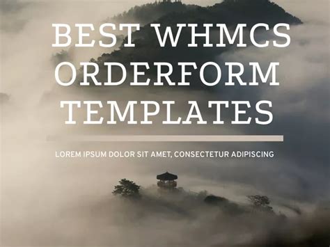 Ppt Best Whmcs Orderform Templates Powerpoint Presentation Free Download Id12389022
