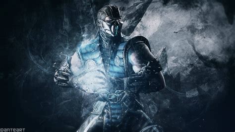 Download Sub Zero Unleashing His Ice Powers In Mortal Kombat Wallpaper