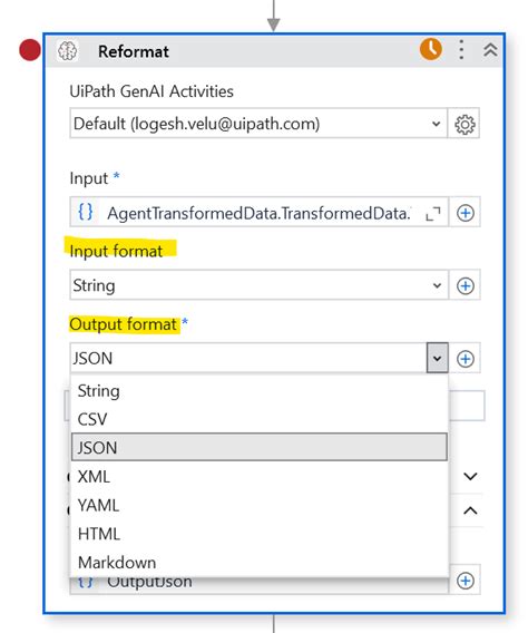 How To Get An Output In A File Format In Content Generation Activity