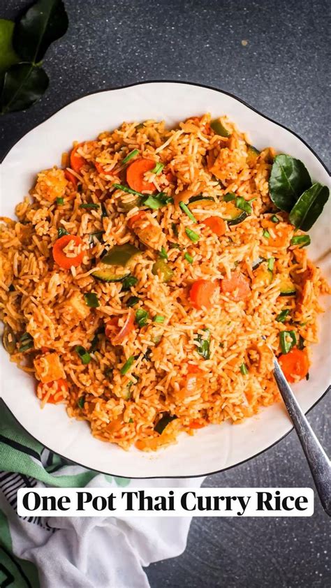 One Pot Thai Curry Rice
