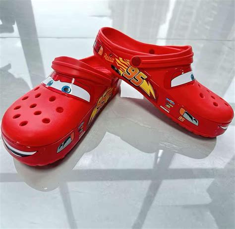 Crocs Cars Flash Mcqueen Etsy