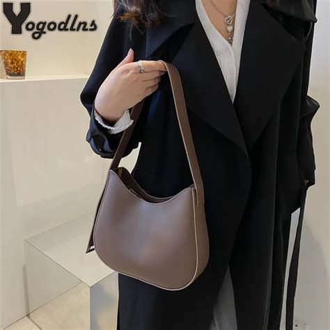 패션잡화 Pu 가죽 패션 디자인 크로스 바디 백 여성용 여름 여행 숄더백 대용량 핸드백 및 지갑 겨드랑이 호보 백 핸드폰닷컴