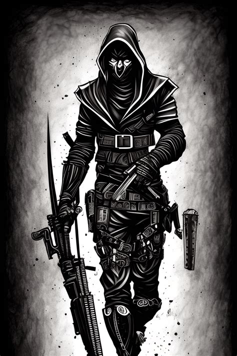 Assassin Character Design · Creative Fabrica