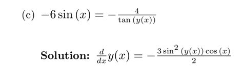 Solved Implicit Differentiation Help Getting To The Model