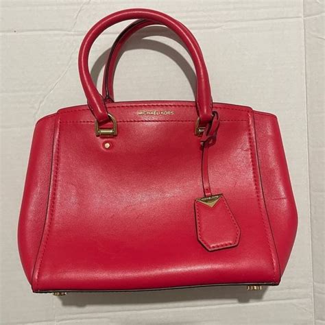 Michael Kors Bags Michael Korspink Benning Medium Leather Satchel