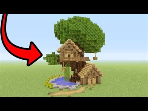 Minecraft Tutorial How To Make A Tree Base Easy Tree House YouTube
