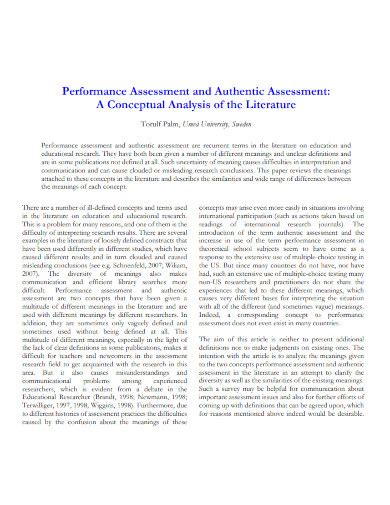 19 Authentic Assessment Examples To Download 19 Authentic Assessment Examples To Download