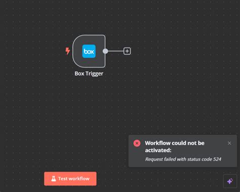 workflow could not be activated request rate limit exceeded