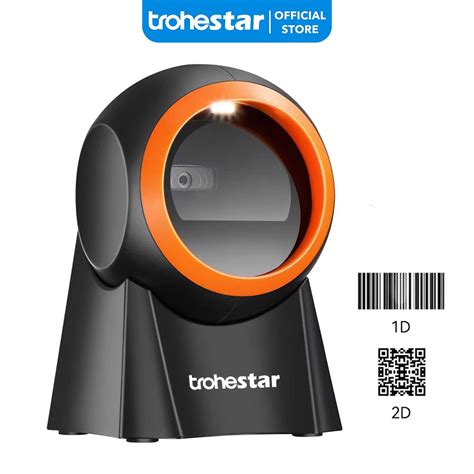 Jual Trohestar Omni Barcode Scanner 2d Auto Scan Qr Code Desk Barcode Read Shopee Indonesia