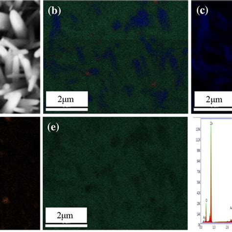 A Sem And Corresponding Eds Analysis B Element Overlay C O D Ag E Download Scientific
