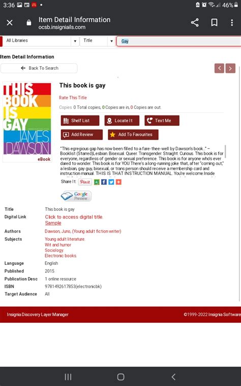 Why Does Ocsb Have A Book About Grinder And How To Do Gay Sex Acts