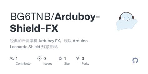 Github Bg6tnbarduboy Shield Fx 经典的开源掌机 Arduboy Fx，现以 Arduino Leonardo Shield 形态呈现。