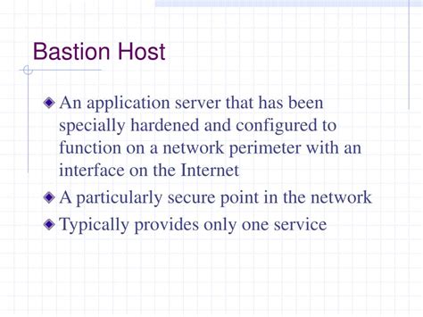 PPT Choosing A Bastion Host PowerPoint Presentation Free Download ID 622581