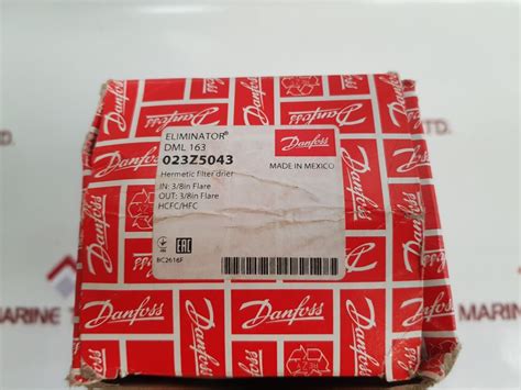 Danfoss Dml 163 Hermetic Filter Drier 023z5043 Aeliya Marine Tech