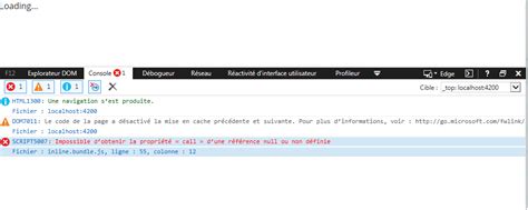 Internet Explorer Angular 5 Not Working In Ie11 Unable To Get The Call Property Of A Null