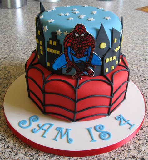Pin Spiderman Birthday Cake Cake On Pinterest Tarta De Cumpleaños De