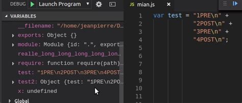 Editing String Variable Value Removes Newline Characters N In