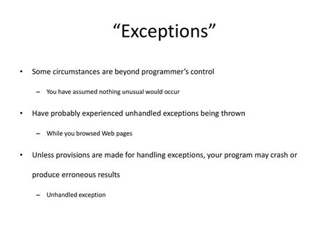 Debugging And Handling Exceptions Ppt Download
