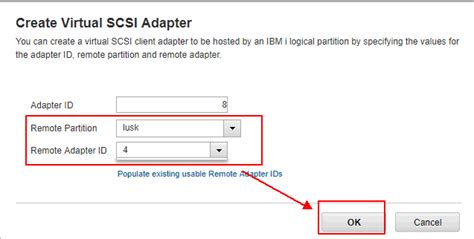 HMC Enhanced UI IBM I Hosting IBM I Using Vscsi And Veth