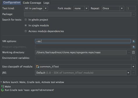 Pass Java Agent Parameters From Gradle To Intellij Idea Stack Overflow