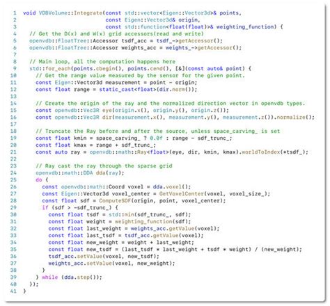 Sensors Free Full Text Vdbfusion Flexible And Efficient Tsdf Integration Of Range Sensor Data