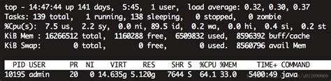 Java 查看占用 Cpu 最高的线程top Cha Kan Pid Xiancheng Csdn博客