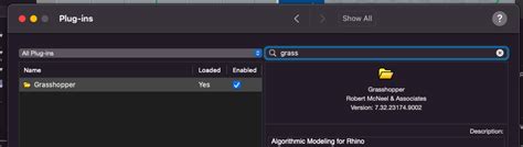 Grasshopper Is Loaded Not Launched At Rhino Startup Plug Ins Mcneel Forum
