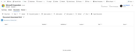 configuring the sharepoint document integration with dataverse low