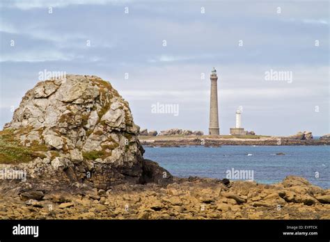 Phare De Lile Vierge Lighthouses In Finistere Brittany France