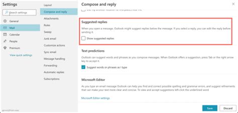 How To Use Suggested Replies In Microsoft Outlook