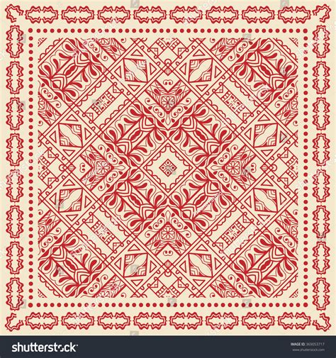 Abstract Graphic Background Square Geometric Pattern Stock Vector