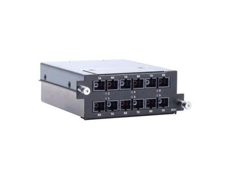 Moxa RM G4000 6SSC Fast Ethernet Module With 6 Single Mode 100BaseFX Ports With SC Connectors