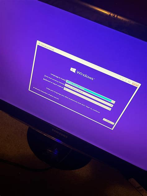 windows installation keeps restarting and coming back to this page