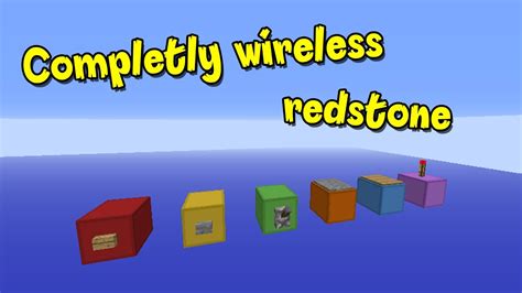 100 wireless redstone in minecraft command blocks youtube