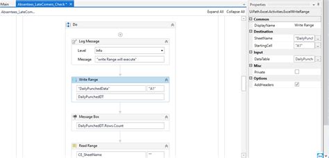 Write Range Error Both In Excel Application Scope And Work Book Help