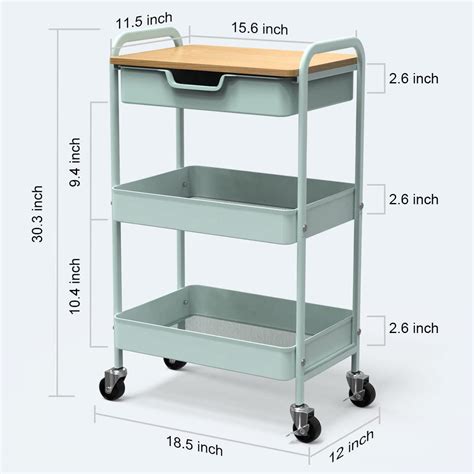 KD Utility Cart With Table Top Wayfair