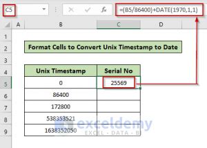 How To Convert Unix Timestamp To Date In Excel 3 Methods ExcelDemy