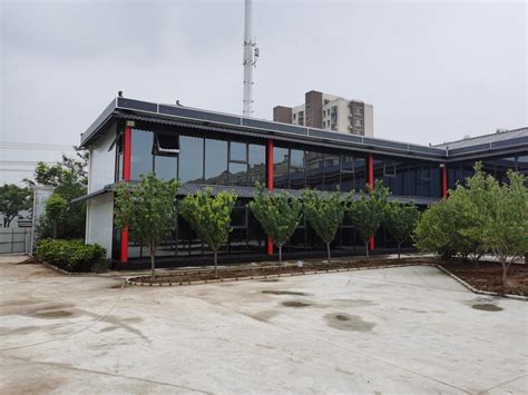 钢结构办公楼效果图 配图网