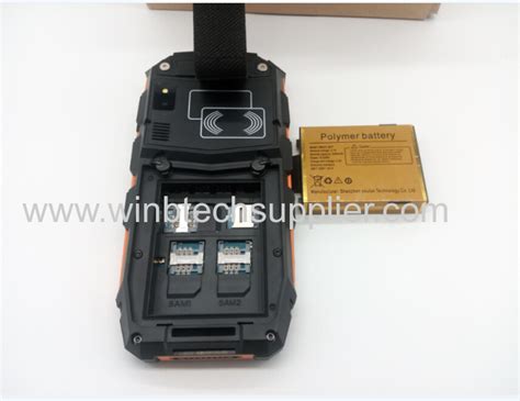 1d 2d Barcode Scanner Fringerprint Rfid Android 5 1 4 4 Smartphone Psam Card Id Card For